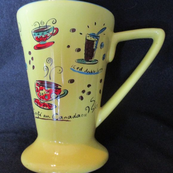 Source Unknown | Dining | Niagra Falls Ceramic Footed Cafe Au Canada ...